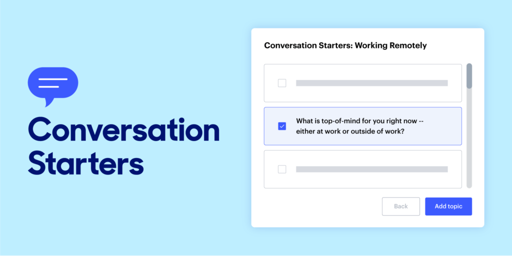New Reflektive Conversation Starters for Working Remotely - Reflektive